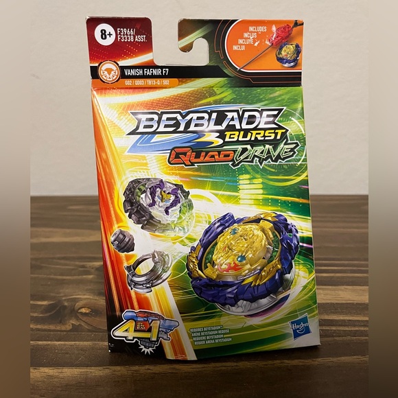 Beyblade | Toys | Beyblade Burst Quad Drive Vanish Fafnir F7 New Sealed ...